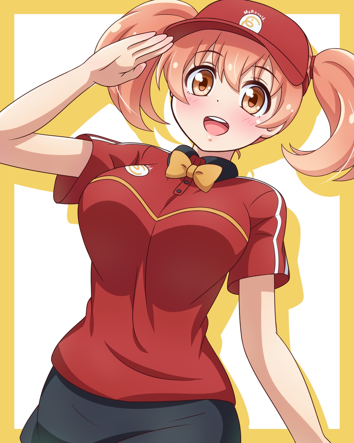 yosuzu hataraku maou-sama! sasaki chiho uniform waitress | #1136147 | yande.re